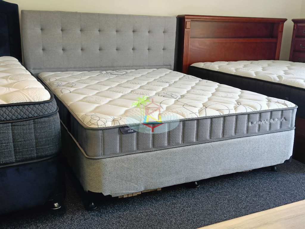 SleepMax# Mattress Base | Double | Light Grey color – YNL Furniture